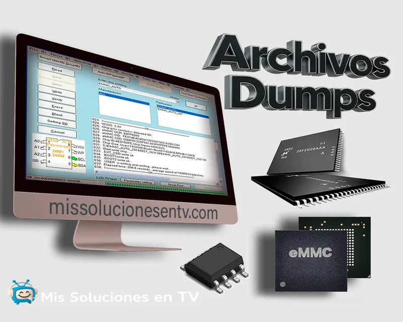 DUMP TV VIOS Archivos BIN Y BIOS Por Modelo Y Pulgadas (Lista Verificada)